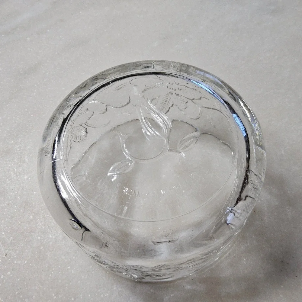 Princess House | Dining | Princess House Clear Glass Bowl Floral ...